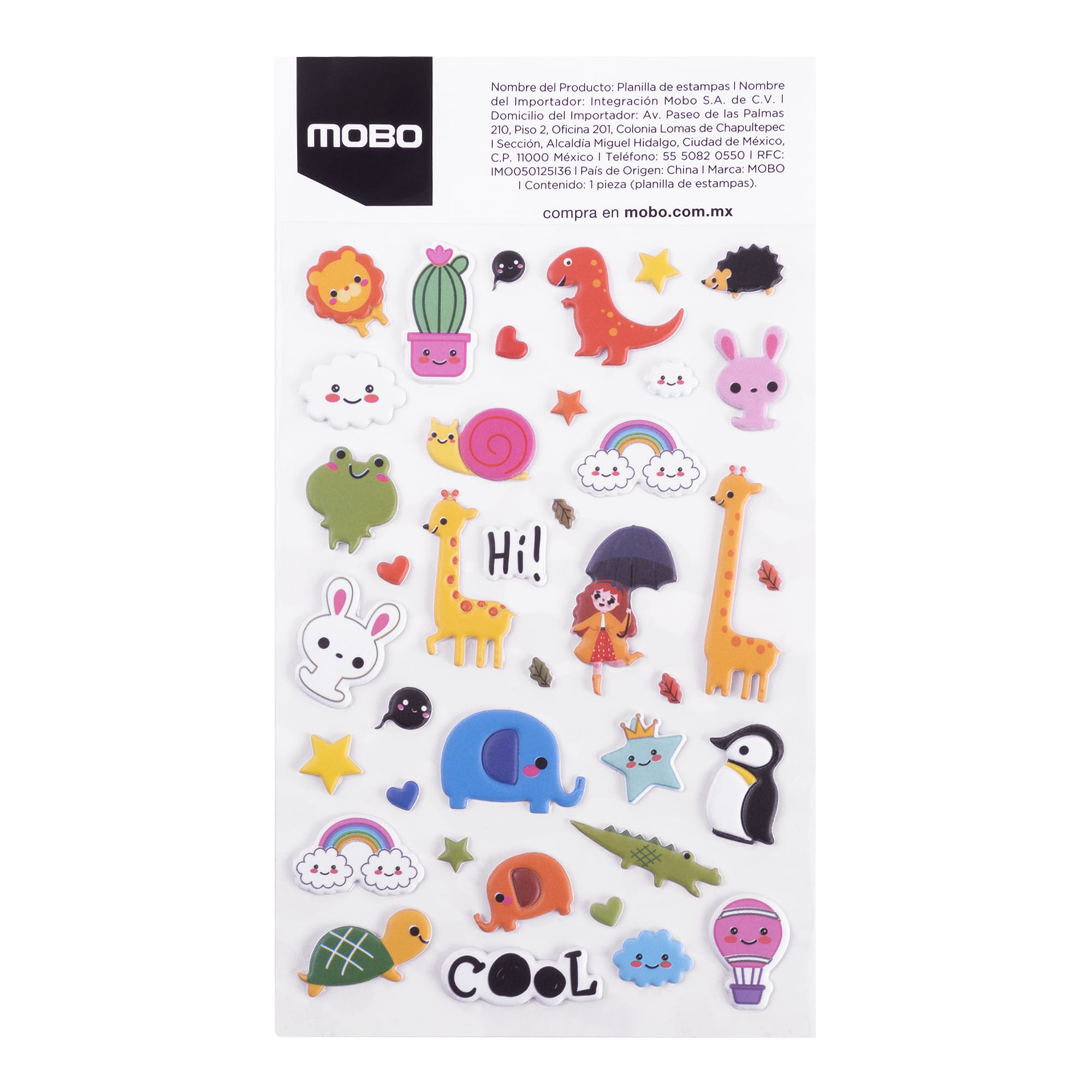 Planilla Stickers Mobo Cool - Mobo