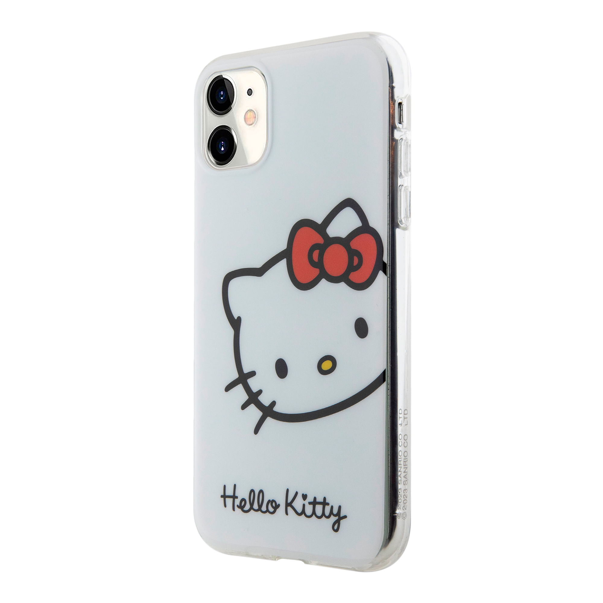 Funda Hello Kitty Logo Face Blanco IPhone 11 - Mobo