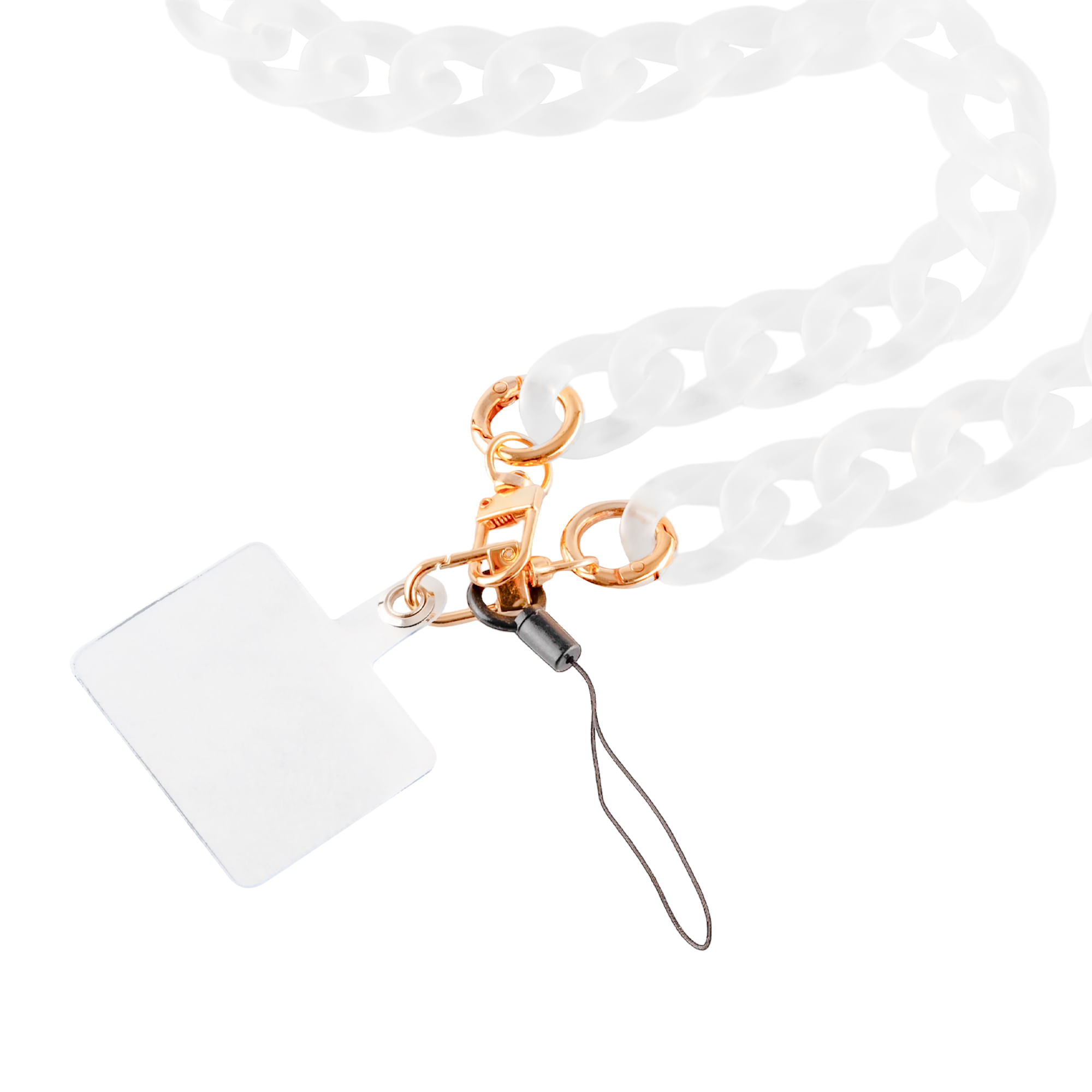 Colgante Mobo Chain Largo Transparente - Mobo