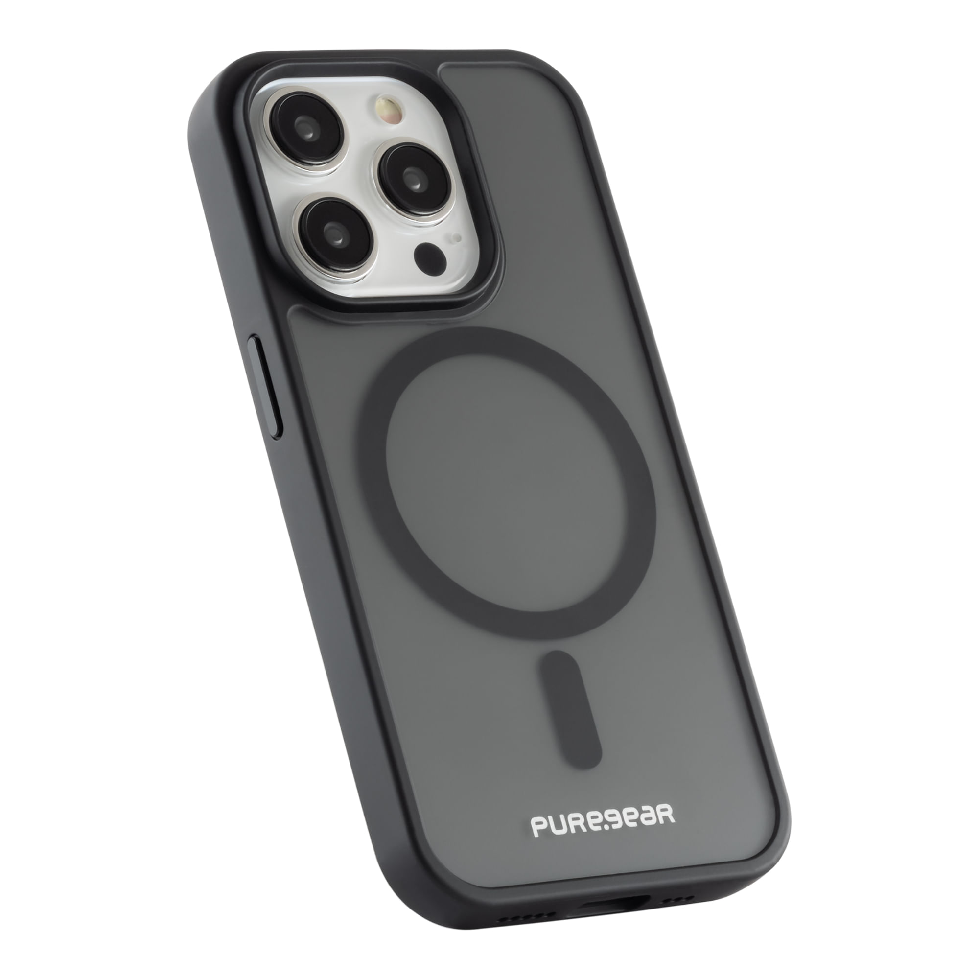 Protector Pure Gear Slim Shell Pro Magsafe Negro IPhone 15 Pro - Mobo
