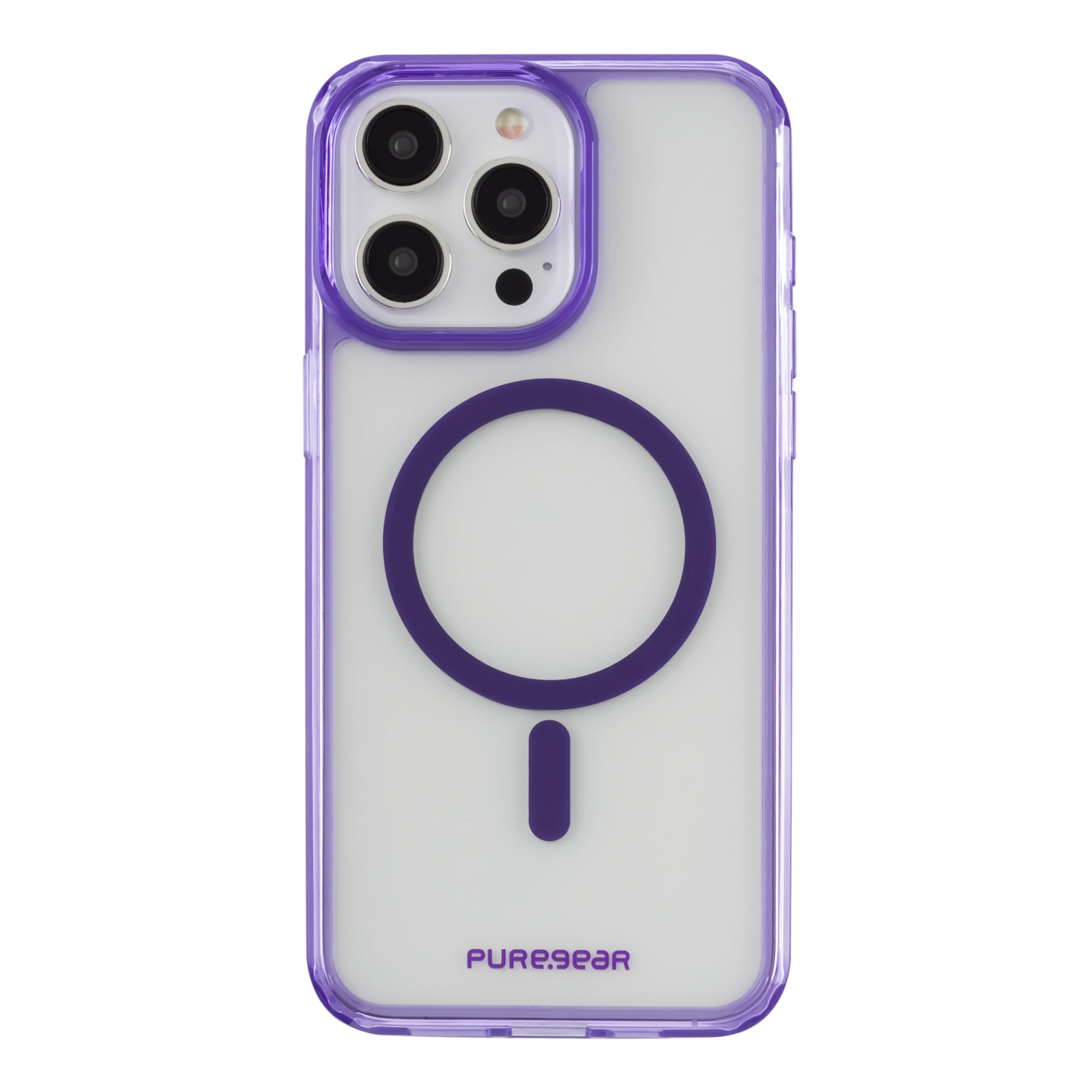 Protector Pure Gear Slim Shell Magsafe Morado IPhone 15 Pro Max - Mobo