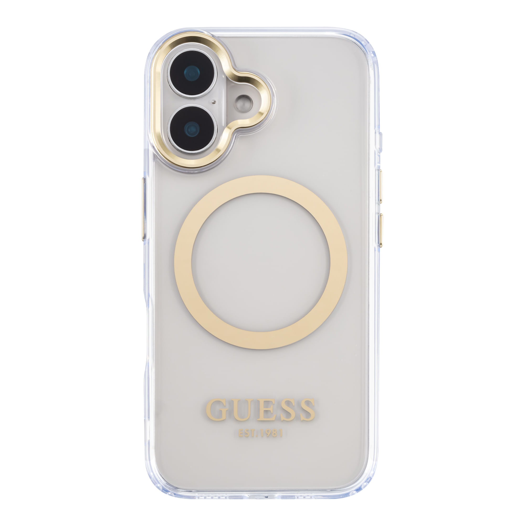 Funda Guess Outline Magsafe Oro iPhone 16 - Mobo