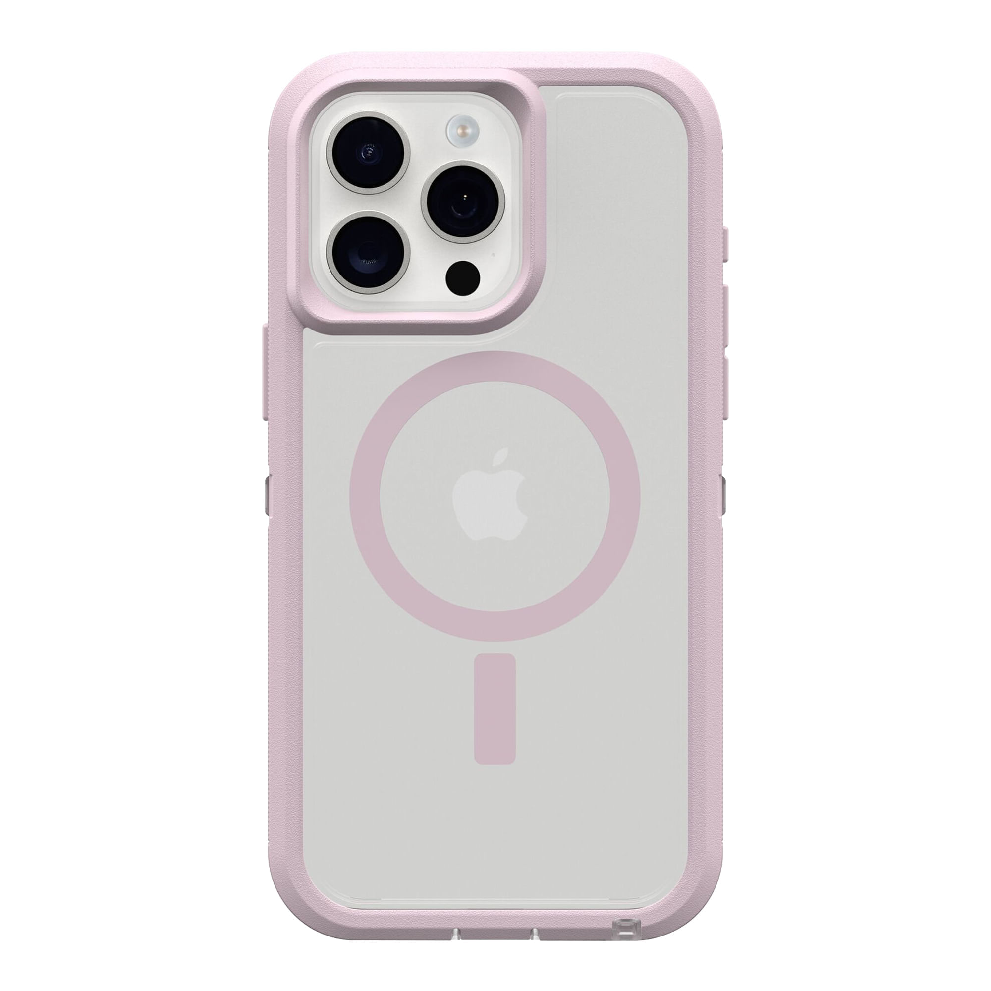 Protector Otterbox Defender Xt Clear Magsafe Rosa IPhone 15 Pro Max - Mobo